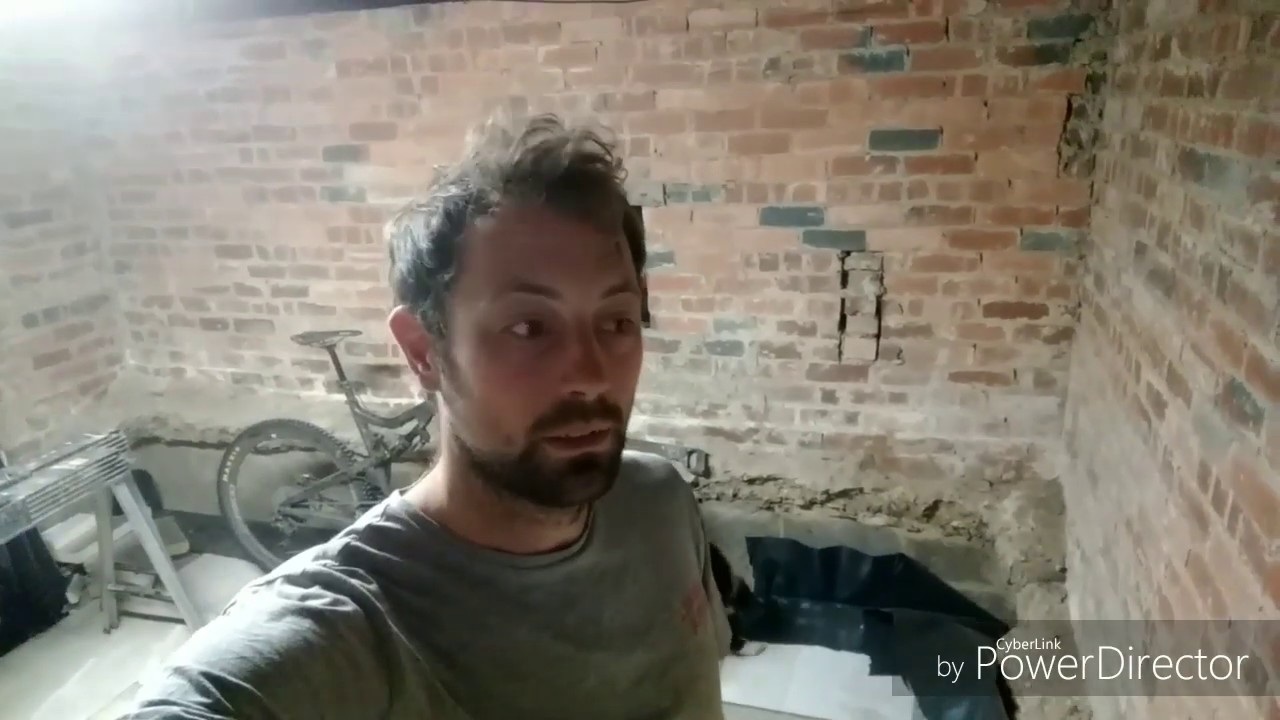Getting the floor laid at last! Bike/Man cave build episode 2 - YouTube