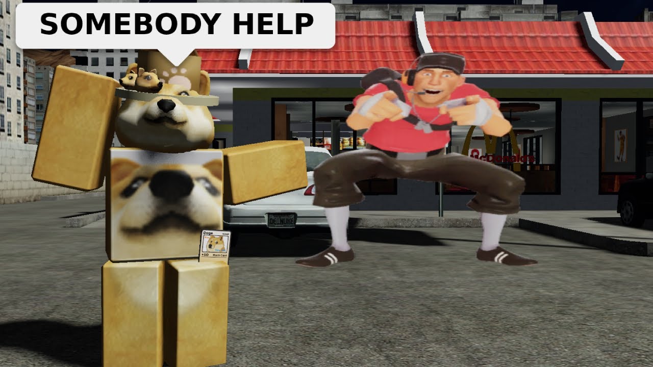 ROBLOX Running From The Internet Funny Moments (MEMES) #1 - YouTube