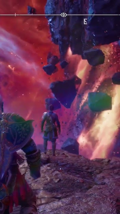 Most beautiful place in GoW Ragnarok 🫣😱😮💥 #GodOfWar #Kratos #GoWRagnarok #bossfight # ...