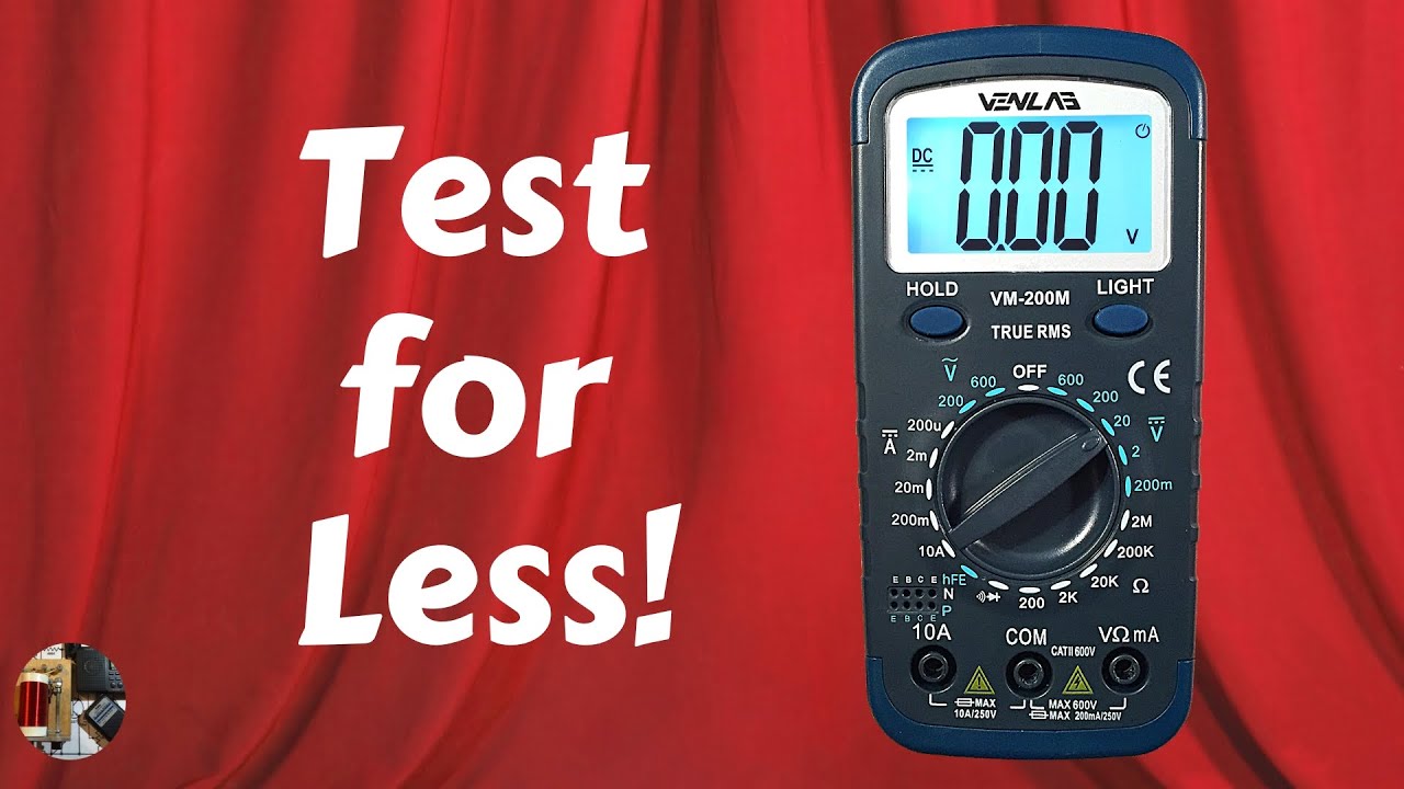 VENLAB VM-200M Digital Multimeter Review - YouTube