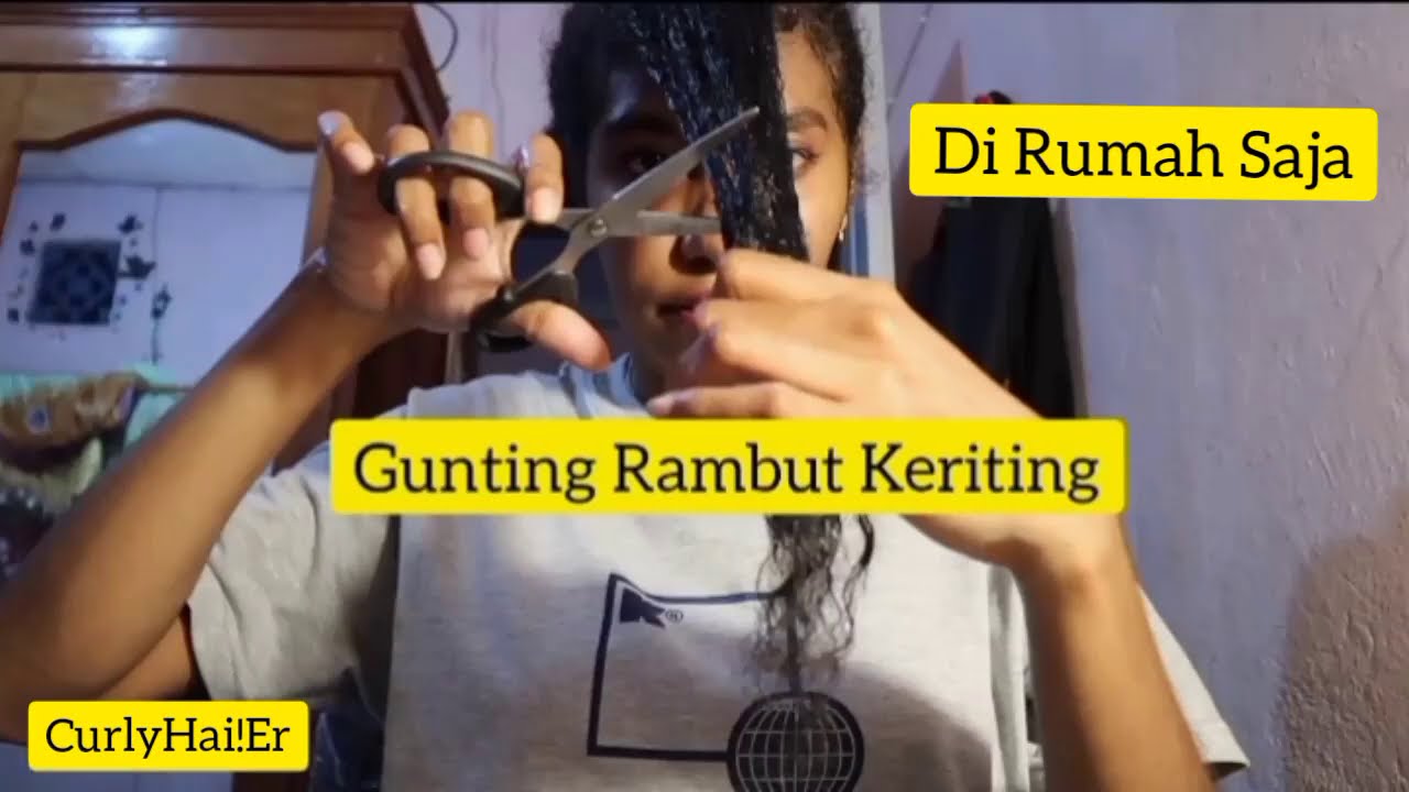 Gunting Poni Rambut Keriting??? | Rambut Keriting | Natural Curly Hair ...