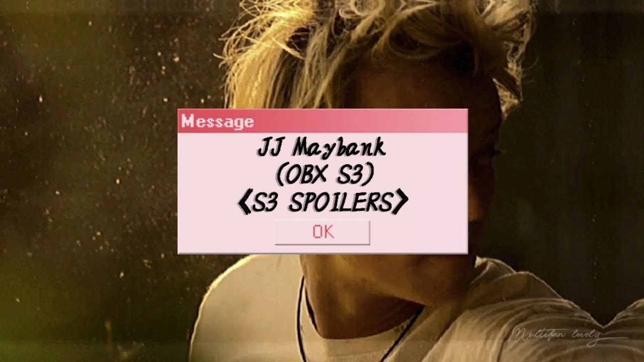 ~ Jj Maybank (sad) (S3)(Outer banks)*OBX SPOILERS*{WATCH UNTIL THE ...