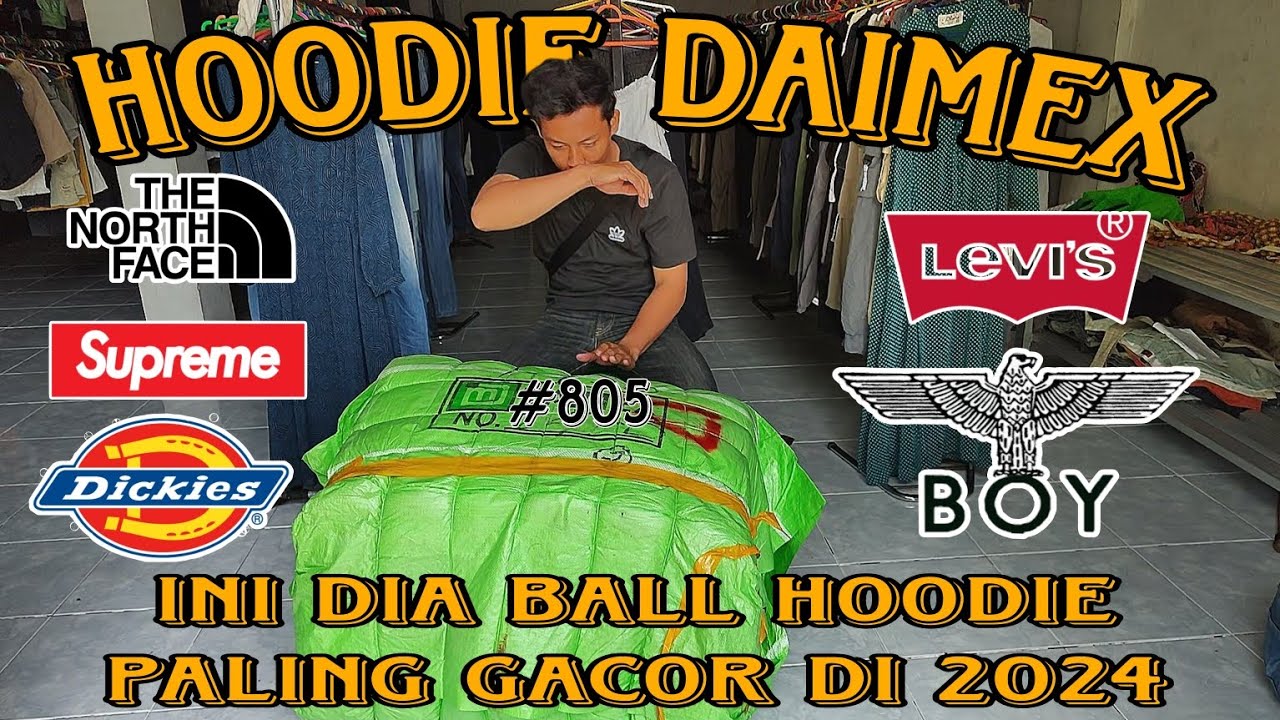 BONGKAR BALL HOODIE DAIMEX #805 ,BALL HOODIE TERBAIK DI 2024 🔥 - YouTube