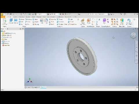 FLYWHEEL | AUTODESK INVENTOR GUIDE - YouTube