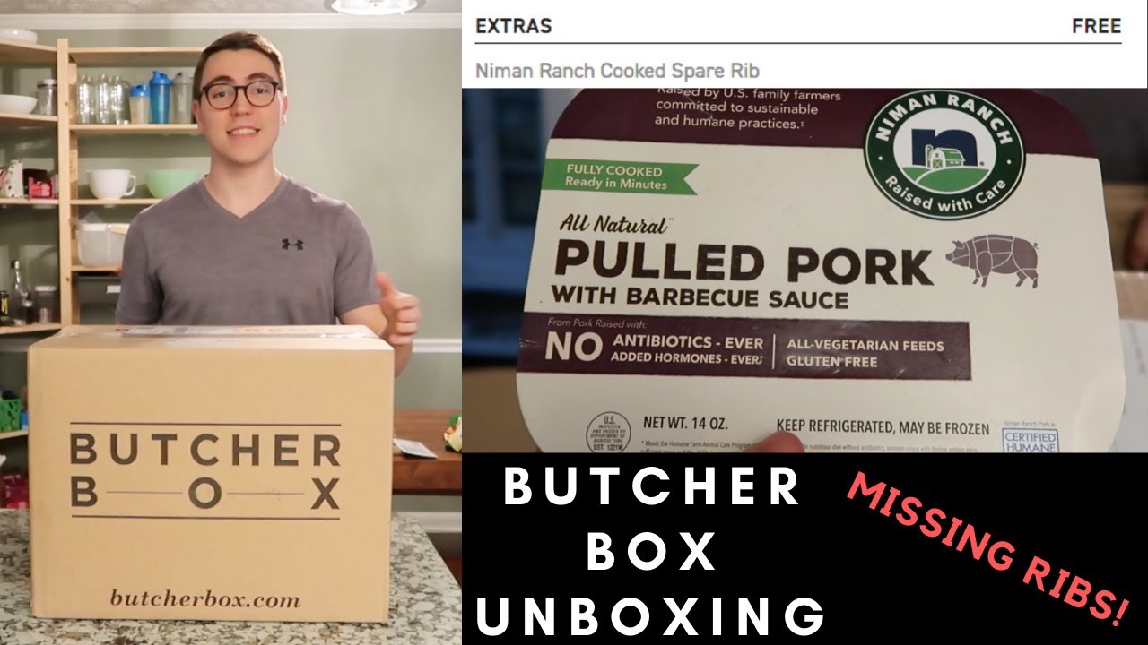 BUTCHER BOX UNBOXING | THE CASE OF THE MISSING RIBS - YouTube
