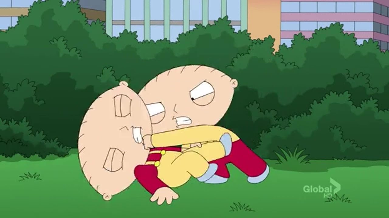 Family Guy - Stewie vs. Evil Stewie - YouTube