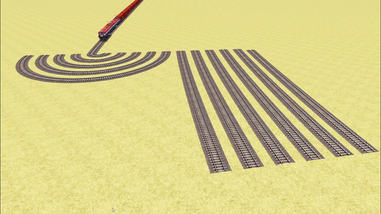RISKY CROSSINGS AND CURVE TRACK CROSSING ON ONE TRAIN ONE TRACK LINE ...