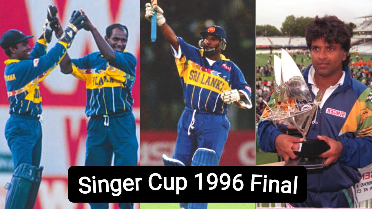 Sri lankan smashed australia in final | Singer cup 1996 | - YouTube