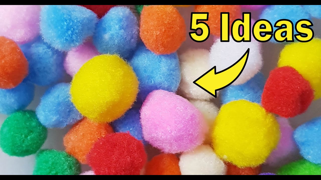 Easy Pom Pom Craft Ideas To Make Craftstack Youtube