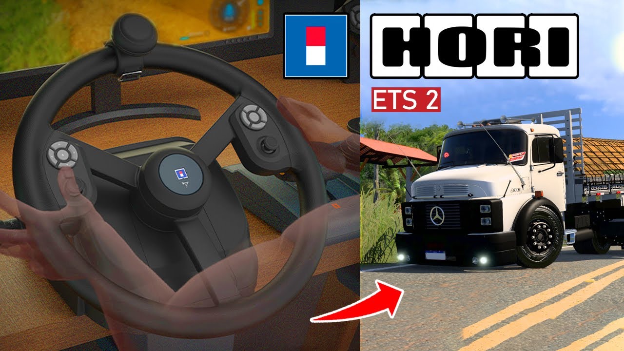 TESTANDO MEU NOVO VOLANTE REALISTA NO ETS 2 - HORI FARMING VEHICLE ...