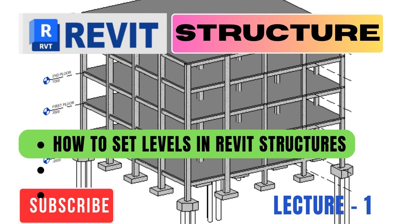 REVIT STRUCTURE | HOW TO SET LEVELS IN REVIT STRUCTURES - YouTube