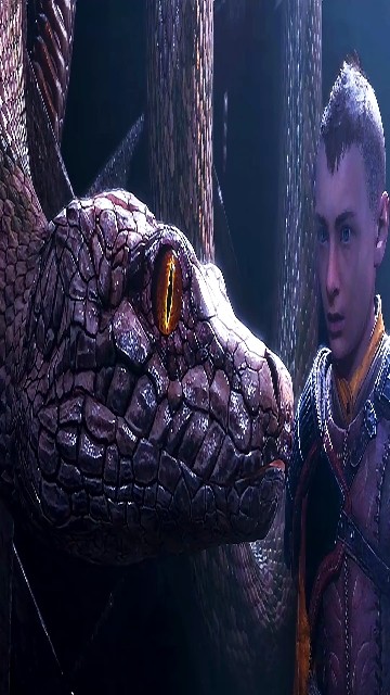 Loki Creates World Serpent Scene - God of War Ragnarok - YouTube