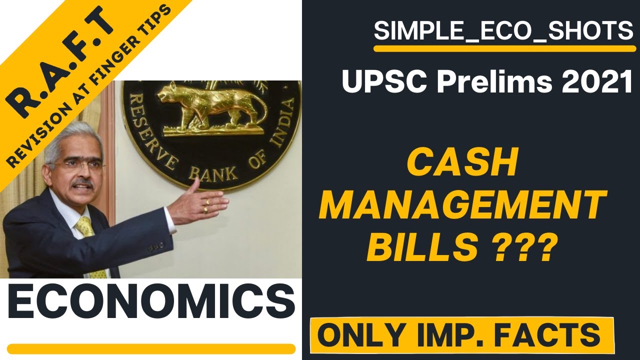 Cash Management Bills (CMB) | Money Market | Indian Economy for #UPSC # ...