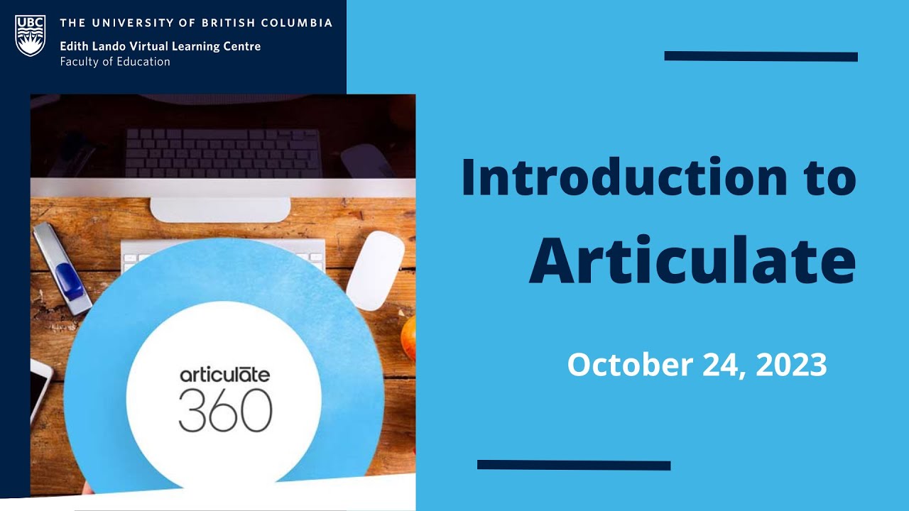 Introduction to Articulate - YouTube