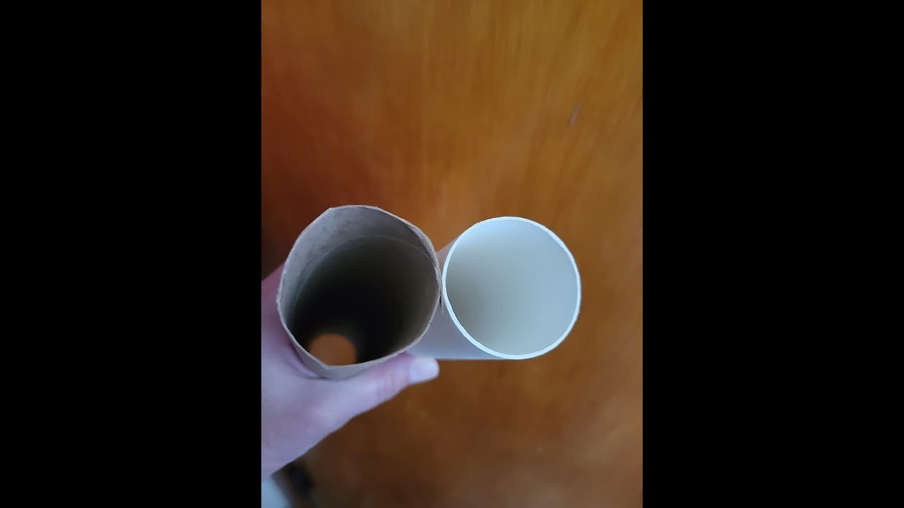 24 White Cardboard Tubes for Crafts, Empty Paper Rolls, Cylinders in 3 ...