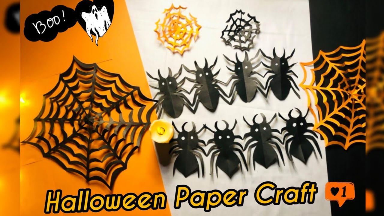 DIY Halloween Paper Craft | Halloween Decoration Ideas - YouTube