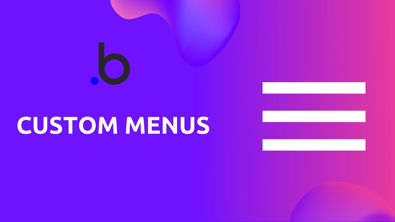 Create a custom responsive Sidemenu in Bubble - YouTube