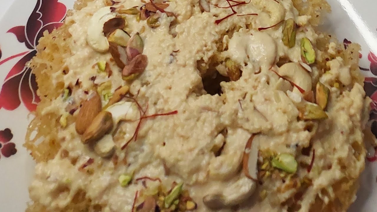 Ghewar recipe - YouTube