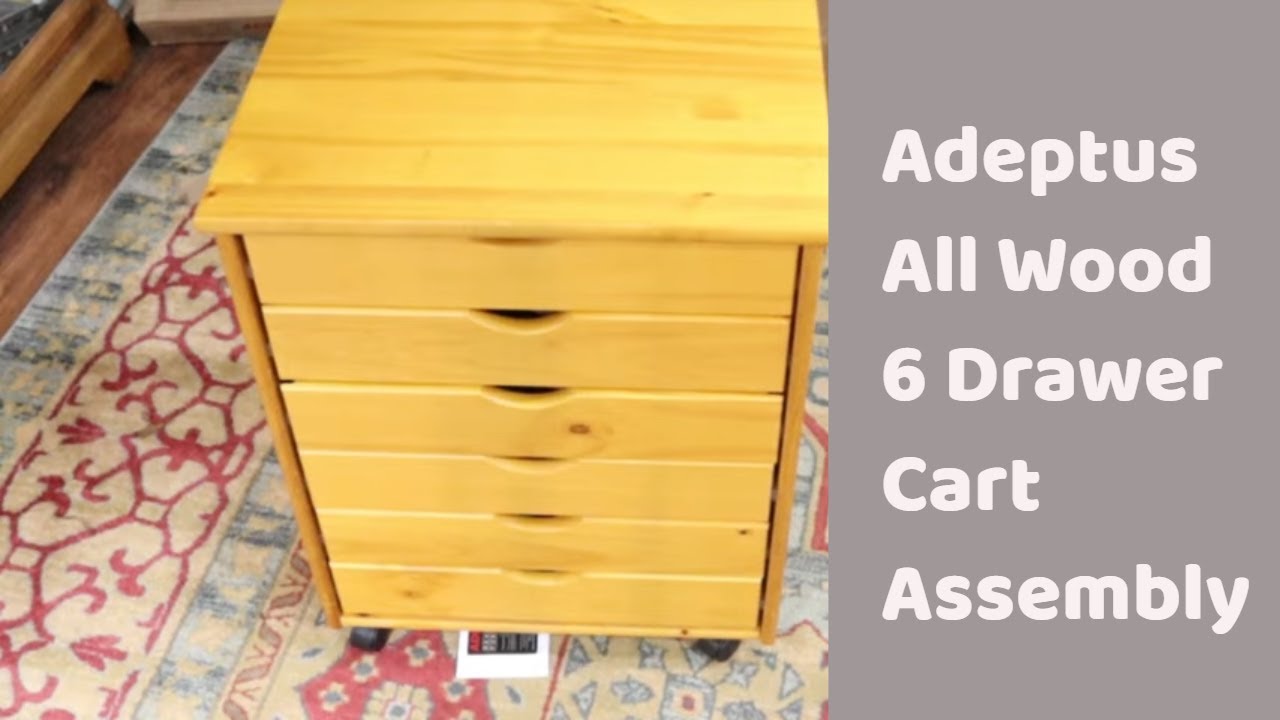 Adeptus Cabinet Craft Storage, Craft Room Storage All Wood 6 Drawer ...