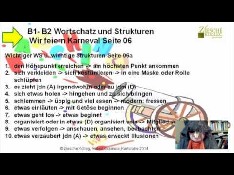 Lueckentext Feste Karneval in Koeln Sprachniveau A2B1 - Educational ...