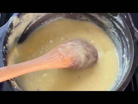 TikTok Live 11-18-2023: Making Hasty Pudding in a Cast Iron Pot - YouTube