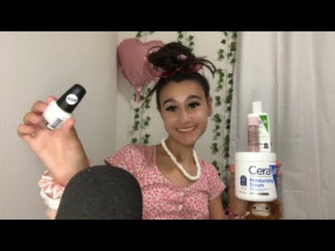 ASMR| vsco girl does your skin care and paints your nails! 👙 *this will ...