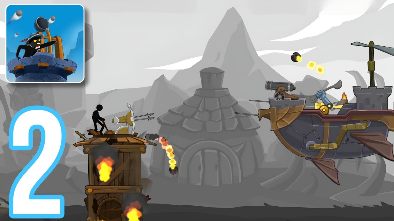 Stickman Catapult Fight - Gameplay Walkthrough Part 2 - Stickman Level ...