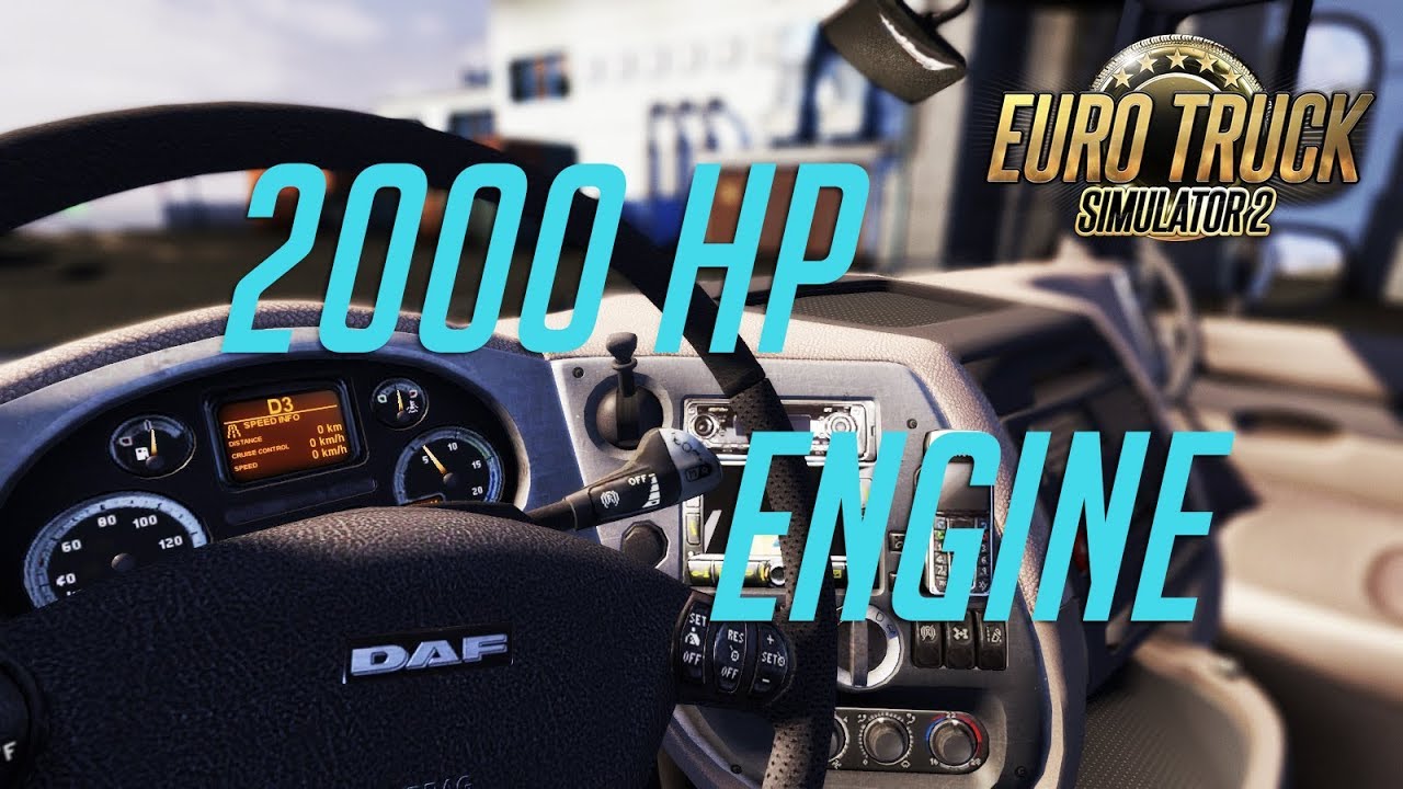HOW TO DOWNLOAD AND INSTALL 2000 HP ENGINE IN ETS 2 -EASY AND FAST ...