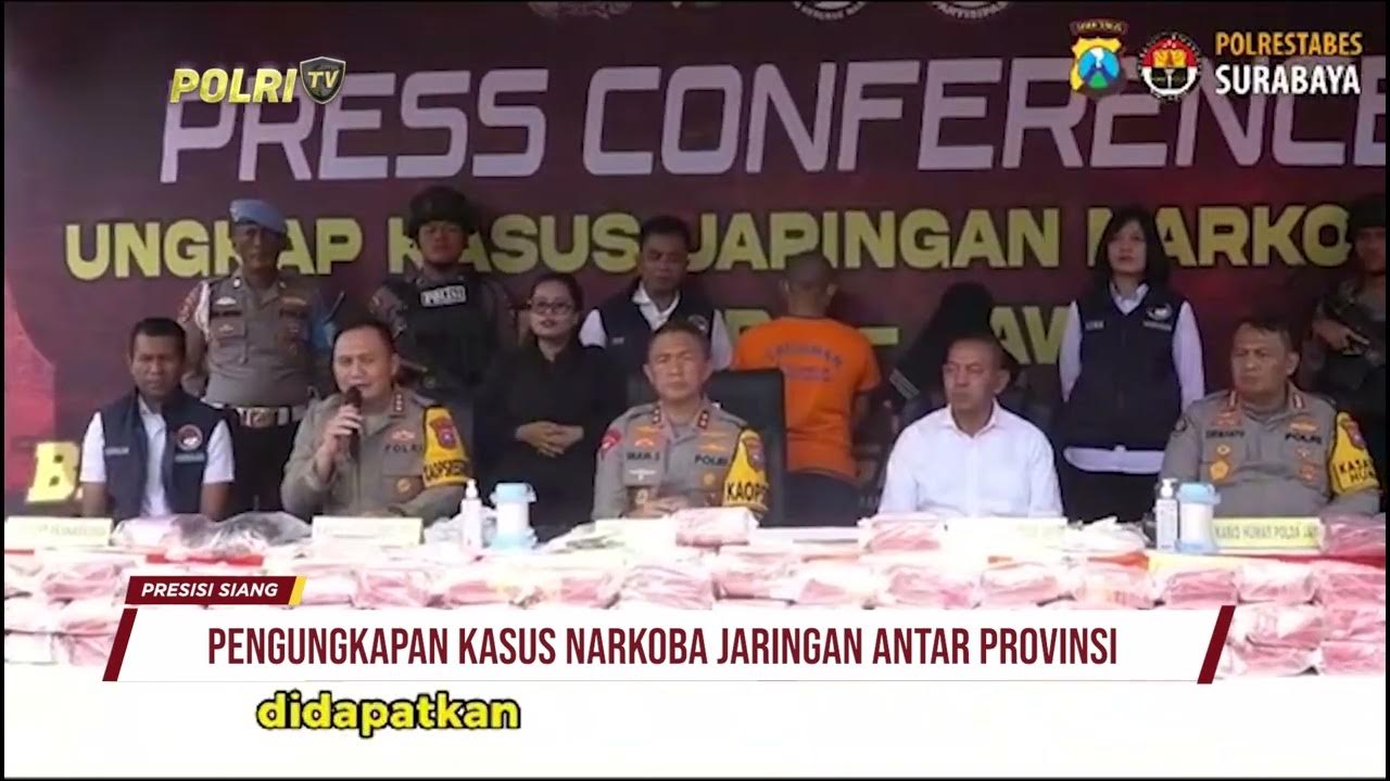 SATRESNARKOBA POLRESTABES SURABAYA DAN PALEMBANG MENGUNGKAP KASUS NARKOBA JARINGAN ANTAR ...