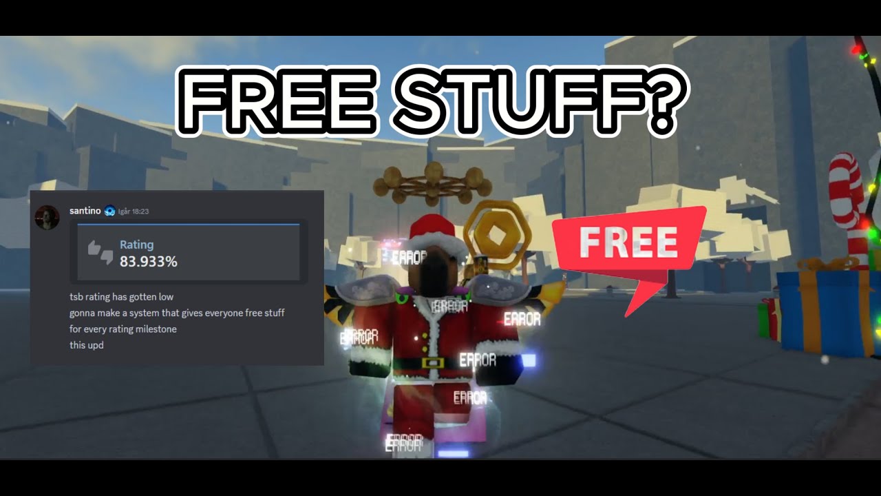 WE ARE GETTING FREE STUFF IN TSB NEXT UPDATE? - YouTube