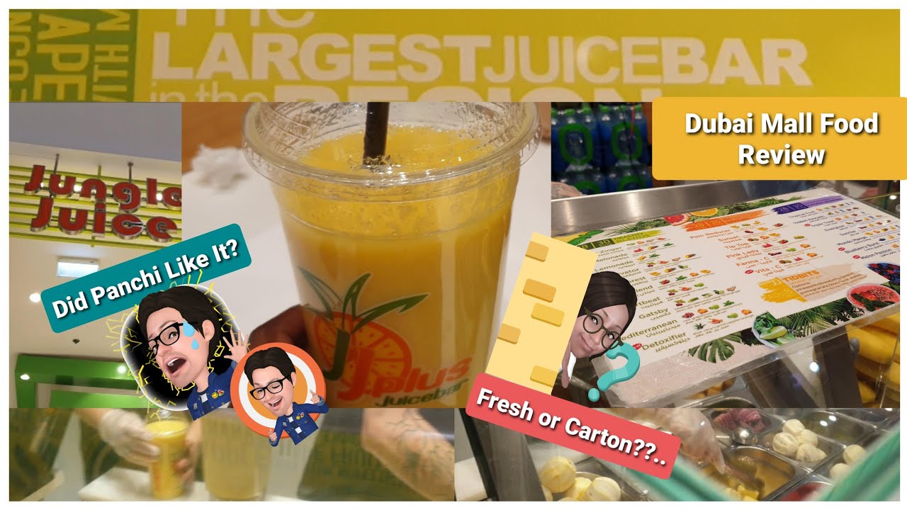 Dubai’s Largest Juice Bar 🍍 Fresh or Carton? Full Taste Test - YouTube