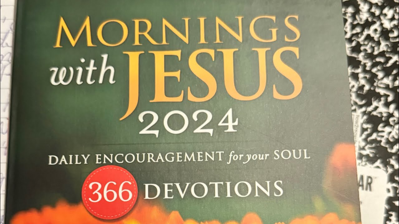 Mornings with Jesus daily devotionals 1/8/2024 - YouTube