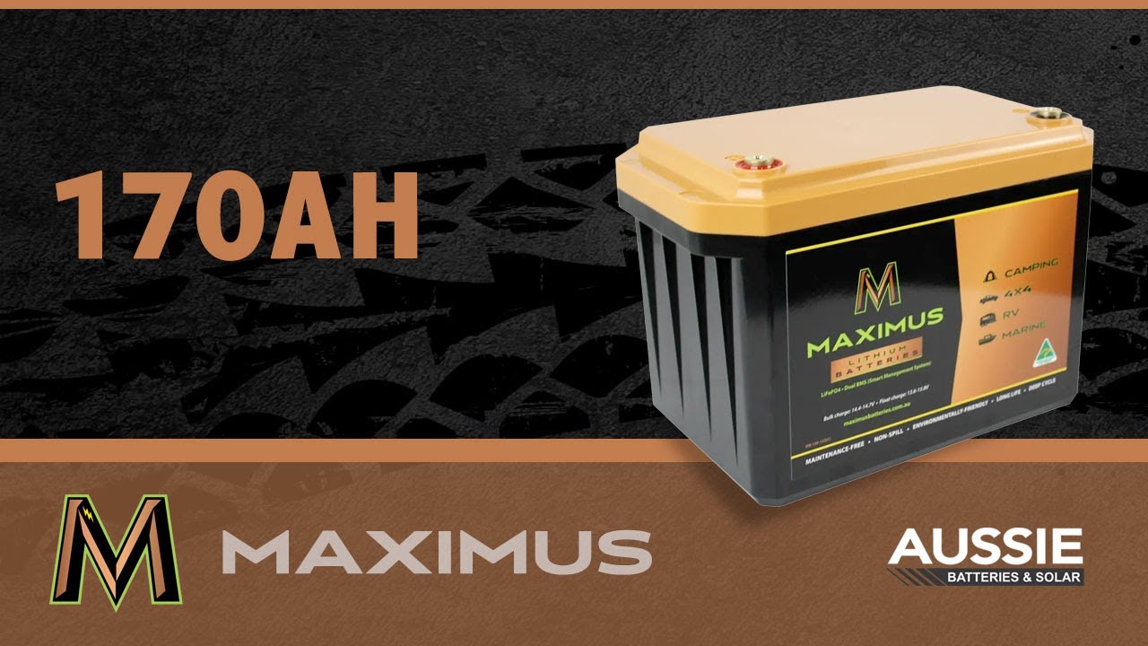 MAXIMUS 170AH LiFePO4 - YouTube