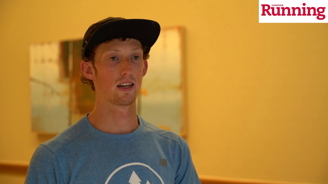 Evan Dunfee talks about his 3:16:20 race walk at the 2017 STWM - YouTube