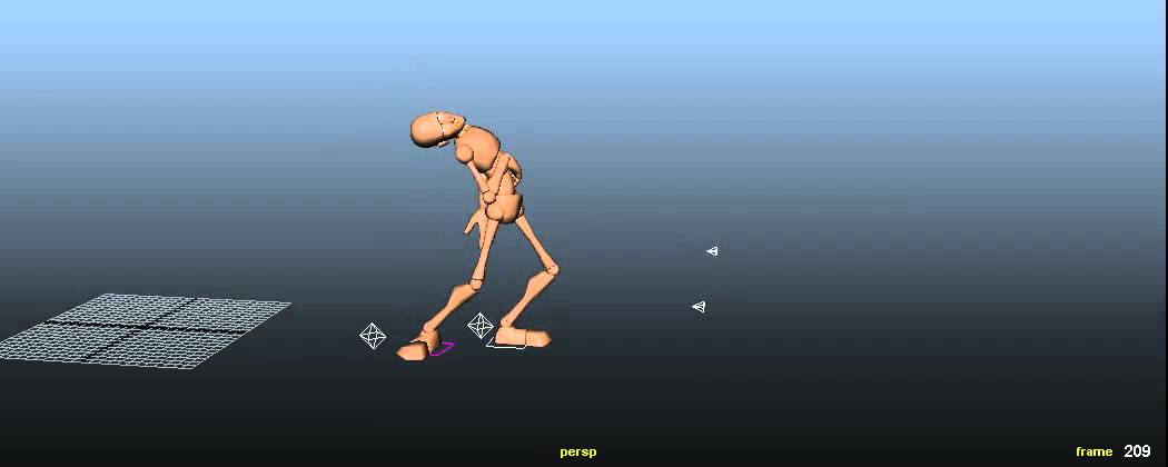 Goon zombie walk cycle animation .mov - YouTube