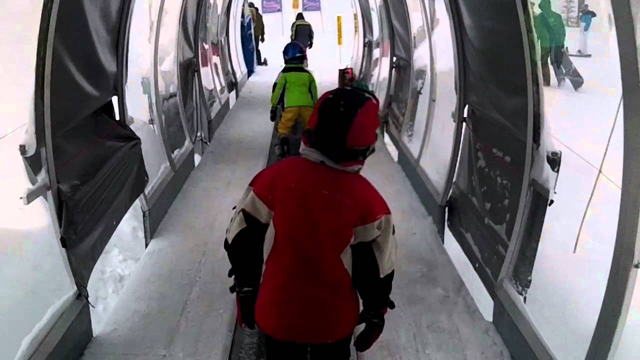 Ballroom Carpet Lift at Mt. Hood Meadows - YouTube