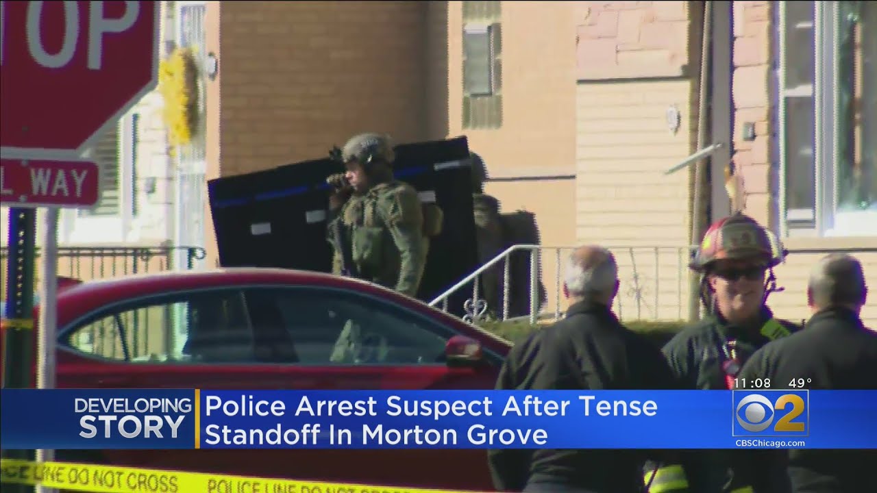 Man Taken Into Custody After Barricade Situation In Morton Grove Youtube