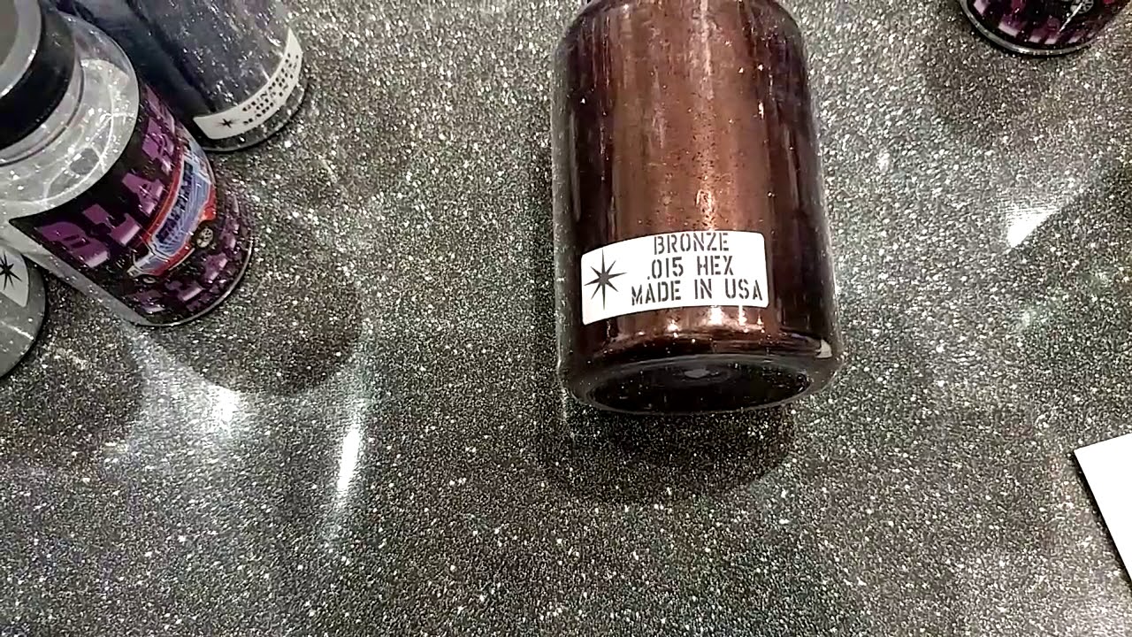 THIS IS 015 HEX BRONZE METAL FLAKE - YouTube