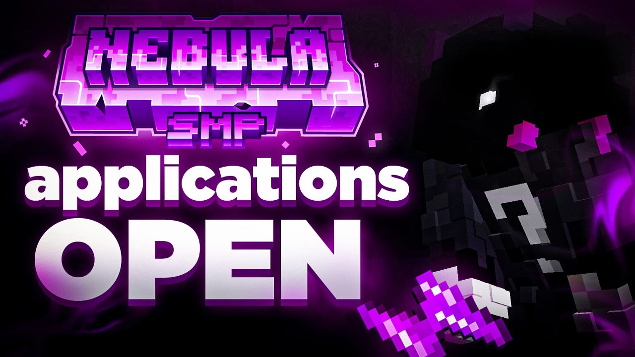THE BEST SMP HAS LANDED - Nebula SMP Apps open - YouTube