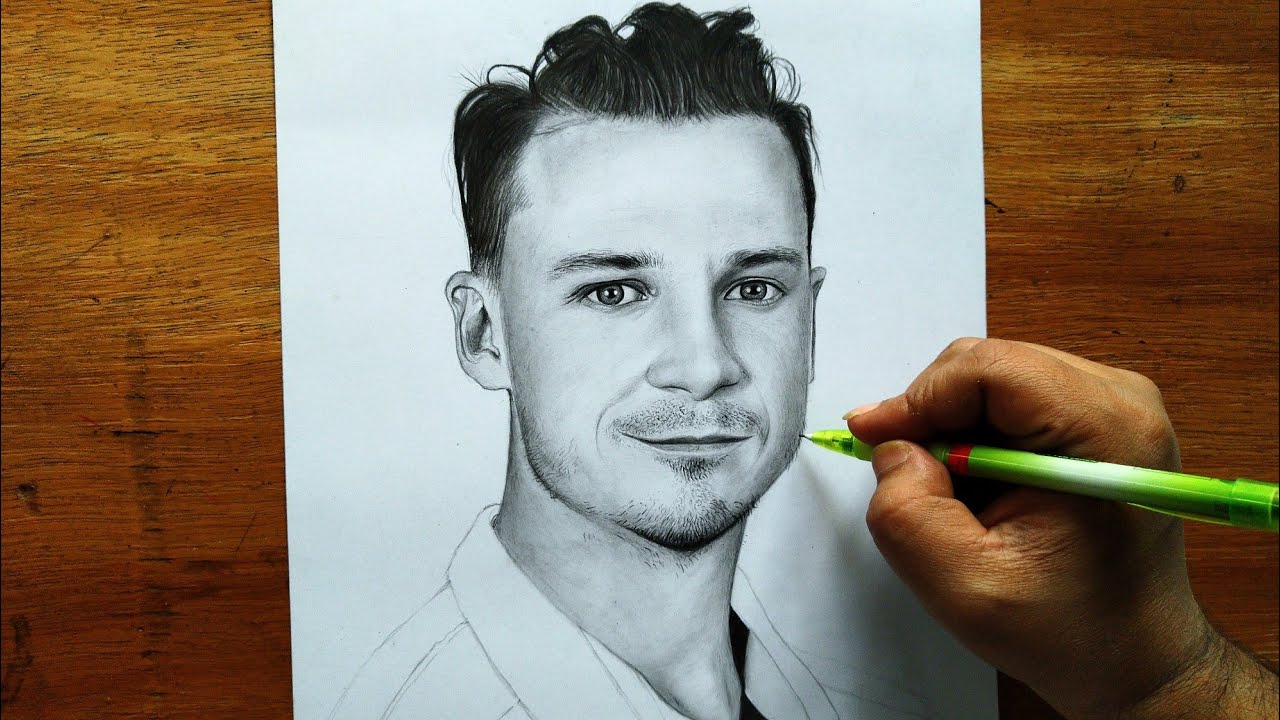 Drawing Dale Steyn - YouTube