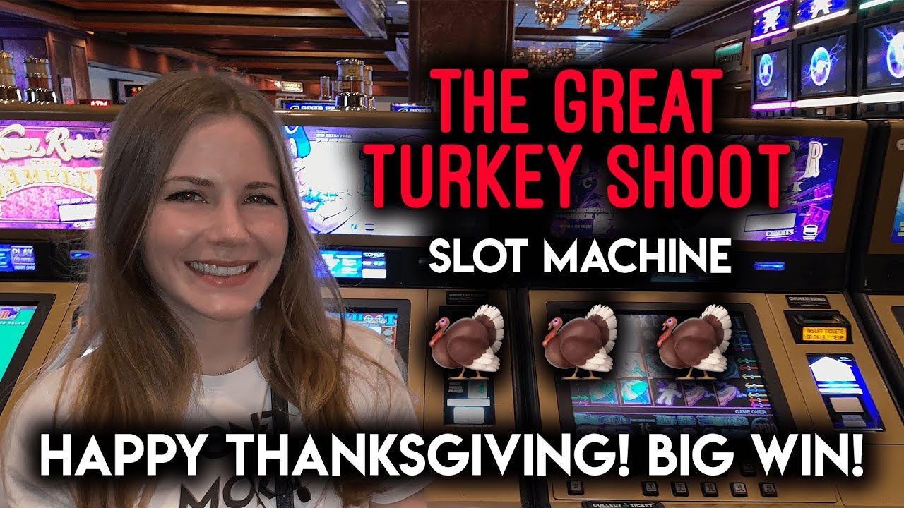 HAPPY THANKSGIVING! BIG WIN on TURKEY SHOOT! Slot Machine!! 40 Free ...
