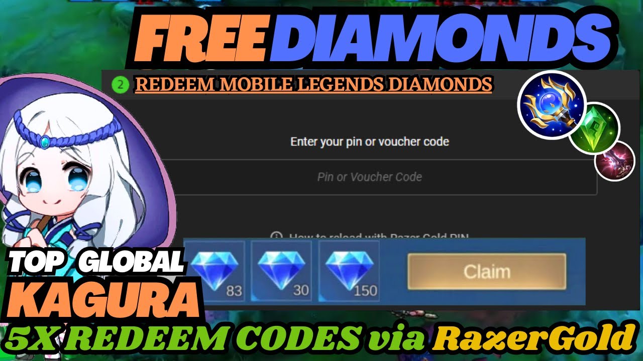 6X ML REDEEM CODES via RazerGold | Kagura Best Build 2023 | Top ...