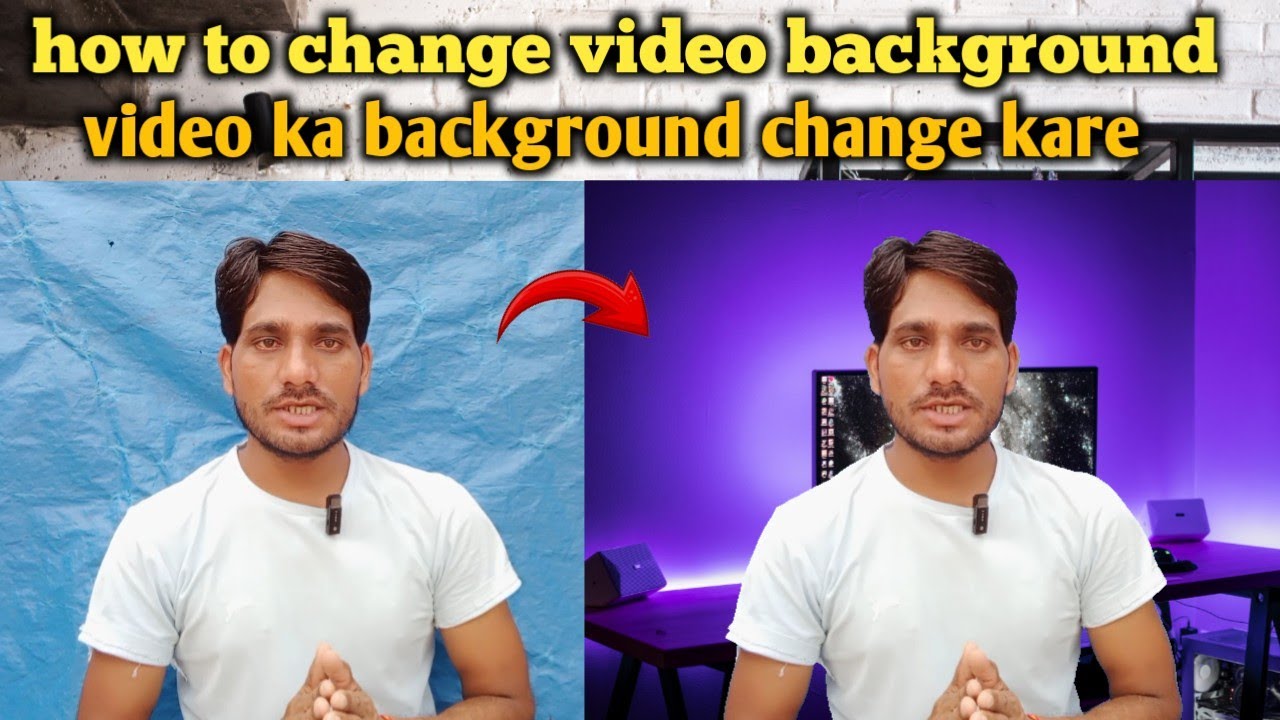 video ka background Kaise change kare | how to change video background ...