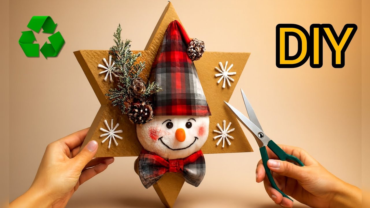 ♻️☃️"Using Recycled Materials in Creative Art Projects"Christmas Magic ...