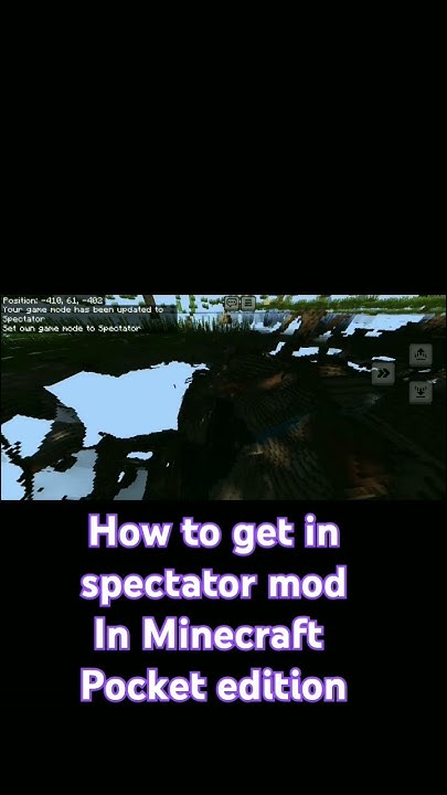 How to get in spectator mod In minecraft #shorts #minecraft # ...