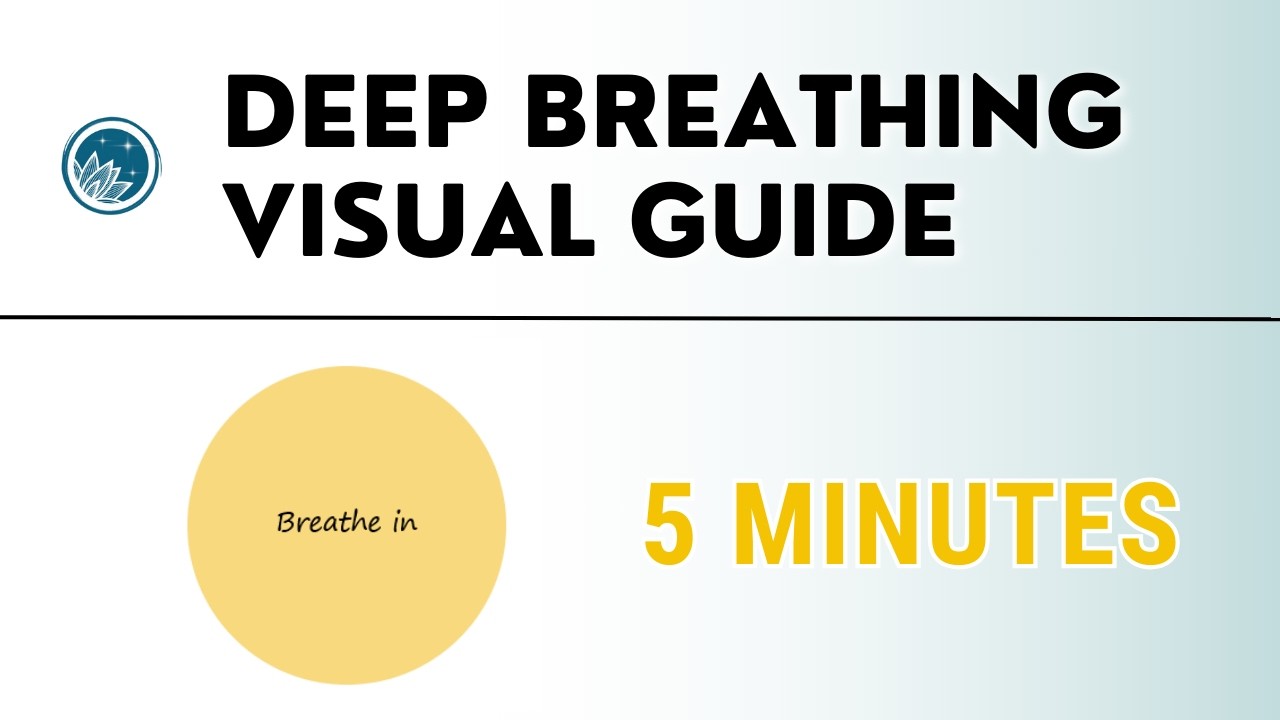 Deep Breathing Exercise - 5 minutes - Visual Guide - YouTube