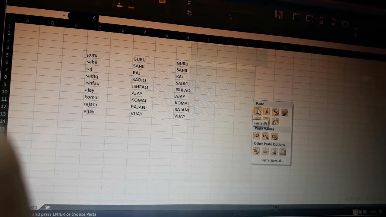HOW TO CHANGE SMALL LETTERS TO CAPITAL AND VICE VERSA IN EXCEL YouTube how-to-change-small-letters-to-capital-and-vice-versa-in-excel-youtube