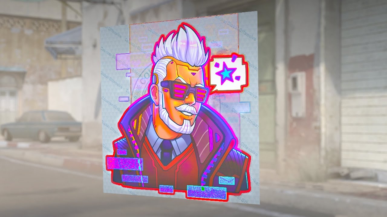 CS2 Updated CYBER ROMANOV FLOW Holo Sticker - YouTube