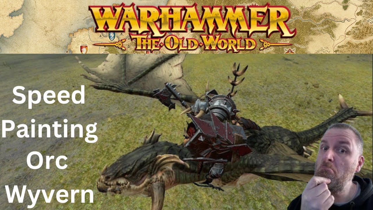 Warhammer The Old World : Speed Painting an Orc Wyvern - YouTube