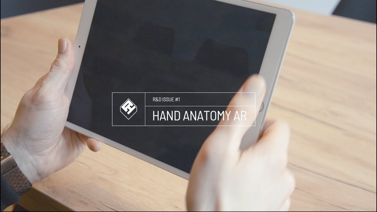 Hand anatomy in Augmented Reality - multi purpose educational app - YouTube
